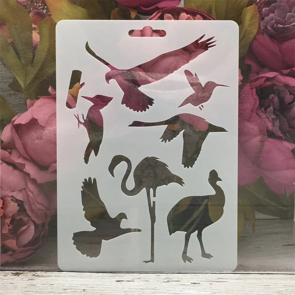 Delightful Array of Layering Stencils, 17.8 cm a 12.7 cm (Please choos ...