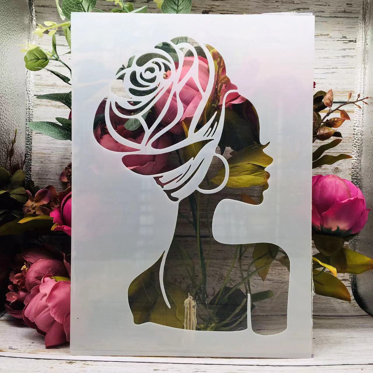 Elegant Lady Layering Stencil, A4 | Fun & Unique Crafting Supplies at ...